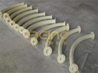 China ISO Wear Resistant Ceramic Pipe Ceramic Lined Composite Y Type Tee for sale