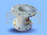 China Bending Ceramic Sleeve Lined Pipe One Piece Alumina Ceramic Tube for sale