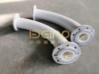 China White Color  Lined Ceramic Tee ODM Wear Resistant Ceramic Tube for sale