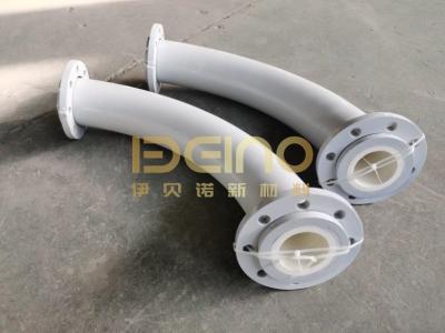 China White Color  Lined Ceramic Tee ODM Wear Resistant Ceramic Tube for sale