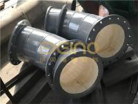 China Metal Wear Resistant Ceramic Pipe Customizable In Mining Industry for sale