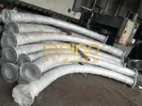 China Anti Wear Ceramic Sleeve Lined Pipe Thickness 5mm Abrasion Resistant Pipe for sale