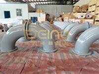 China Metal Wear Resistant Ceramic Pipe Customizable In Mining Industry for sale