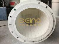 China Large Diameter Wear Resistant Ceramic Pipe Patch Ceramic Composite Pipe for sale