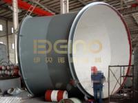China Diameter 250mm Alumina Ceramic Elbow Wear Resistant Ceramic Lined Steel Pipe for sale