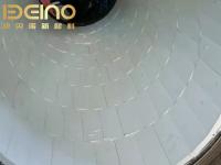 China Custom Wear Resistant Ceramic Pipe Non Porous Surface Ceramic Wear Liners for sale