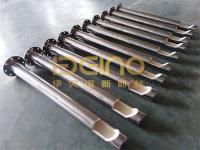China High Strength Alumina Wear Resistant Ceramic Pipe For Industrial Glazed Surface for sale