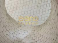 China Custom Wear Resistant Ceramic Pipe Non Porous Surface Ceramic Wear Liners for sale