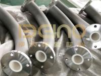 China Industrial Ceramic Sleeve Lined Pipe Anti Wear Alumina Ceramic Lining for sale