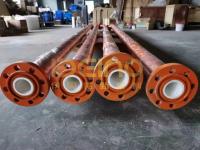 China Light Weight Ceramic Lined Elbows Ceramic Lining Pipe With Smooth Inner Wall for sale