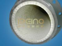 China Light Weight Ceramic Lined Elbows Ceramic Lining Pipe With Smooth Inner Wall for sale