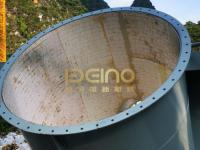 China Custom Wear Resistant Ceramic Pipe Ceramic Lined Bends For Power Generation for sale