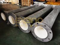 China Wear Resistant Ceramic Pipe Stainless Steel Alumina Ceramic Elbow Pipe for sale