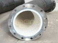China Diameter 250mm Alumina Ceramic Elbow Wear Resistant Ceramic Lined Steel Pipe for sale