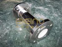 China Diameter 50mm Ceramic Lined Steel Pipe Elbow Tile Lined Ceramic Coated Pipe for sale