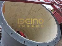 China Smooth Wear Resistant Ceramic Pipe Alumina In The Coal Washing Plant for sale