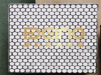 China Hexagonal Alumina Ceramic Pipe Wear Resistant Rubber Ceramic Panels for sale