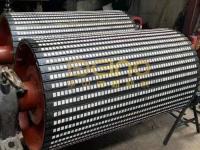 China Ceramic Lagging Sheet High Abrasion Resistance Ceramic Pulley Lagging for sale