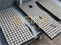 China Rubber Ceramic Liners Ceramic And Rubber Composite With Steel Plate for sale