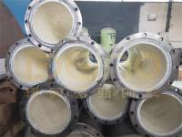 China Stainless Steel Ceramic Lined Pipe Elbows Abrasion Resistance for sale