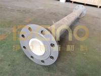 China Stainless Steel Ceramic Lined Pipe Elbows Abrasion Resistance for sale