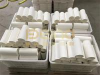 China Anti Wear Alumina Ceramic Elbow Pipe Ceramic Lined Pipe For Construction for sale