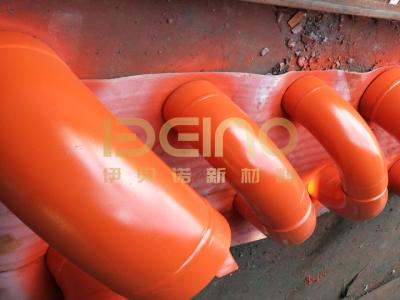 China ISO Wear Resistant Ceramic Tube Ceramic Lined Pipe For Mining for sale