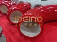 China SUS304 Ceramic Lined Elbows Ceramic Lined Steel Pipe Corrosion Resistance ceramic sleeve-lined pipe for sale