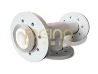 China Ceramic Lined Pipe Fittings Lithium Battery Lined With Ceramic Tube for sale