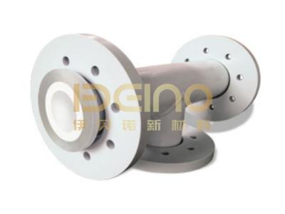 China Ceramic Lined Pipe Fittings Lithium Battery Lined With Ceramic Tube for sale