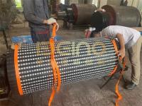 China Customized Ceramic Pulley Lagging Sheet Wear Resistance With Rubber Coating for sale