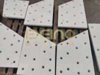 China Noise Reduction Ceramic Wear Plates Wear Resistant Good Shock Absorption for sale