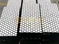 China Impact Cushioning Ceramic Rubber Liner Thickness 25mm Alumina Ceramic Liner for sale