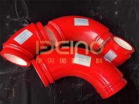 China ZTA Ceramics Concrete Pump Pipeline Concrete Pump Reducer Pipe for sale