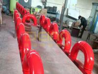 China Zirconium Aluminum Concrete Pump Pipeline Seamless Wear Resisting Pump Elbow for sale