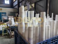 China Smooth White Ceramic Lined Steel Pipe Good Impact Resistance Anti Corrosion And Wear-resistant for sale