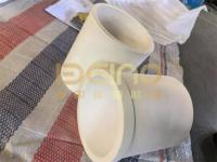 China Corrosion Resistance Wear Resistant Ceramic Pipe in cement for sale