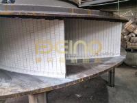 China Ceramic Patch Wear-Resistant Pipe In Cement Plant for sale
