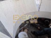 China Ceramic Patch Wear-Resistant Pipe In Cement Plant for sale