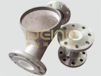 China Wear-Resistant Ceramic Backpack Elbow  With Antiwear Design For Pneumatic Conveying Wear-Resistant Lined Pipes for sale