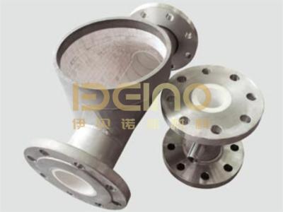 China Corrosion Resistance Wear Resistant Ceramic Pipe in cement for sale