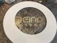 China Pressure Resistance Wear Resistant Ceramic Lined Steel Pipe With High Impact Strength for sale