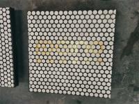 China Rubber Backed Ceramic Wear Liner  Protect Against Abrasion Impact and Corrosion with Rubber Ceramic Liners for sale