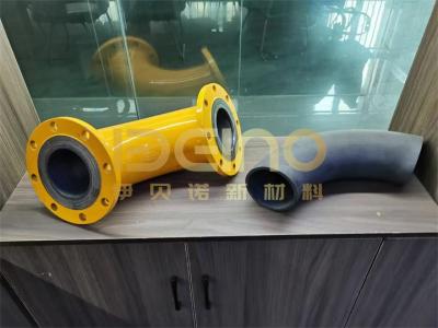 China Silicon Carbide Ceramic Pipeline Ceramic Sleeve Lined Pipe High Wear And Corrosion Resistance For Smooth Fluid Transportation for sale