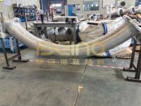 China Stainless Steel Lined Ceramic Pipe Wear And Corrosion Resistant Ceramic Sleeve Lined Pipe For Lithium Battery Powder Conveying for sale