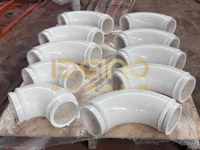 China High Performance Alumina Ceramic Lined Pump Pipes For Zoomlion SANY Concrete Pump Trucks Global Export Engineering Machinery Spare Parts for sale