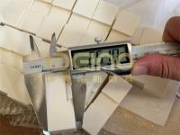 China Dovetail Slot Wear-Resistant Ceramic Lining Plate for sale