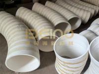 China Large-Diameter Alumina Ceramic Sleeve Alumina ceramic sleeve lined pipe bend Wear Resistant Large Diameter Alumina Ceramic Sleeve Tube ... for sale