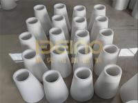 China Conical Alumina Ceramic Tube For Slurry And Fly Ash Pipelines Mining Slurry Conveying Pipe Lined With Alumina Ceramic Tile Liner for sale
