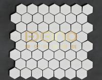 China Wear Resistant Ceramic Mosaic Tile Hexagon Alumina Ceramic Lining Sheet for sale